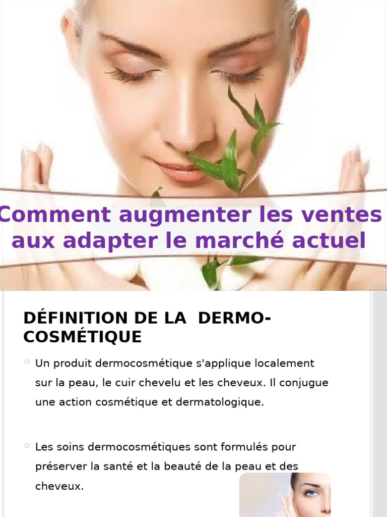 Stratégies de vente en dermocosmétique | PDF | Cosmétique