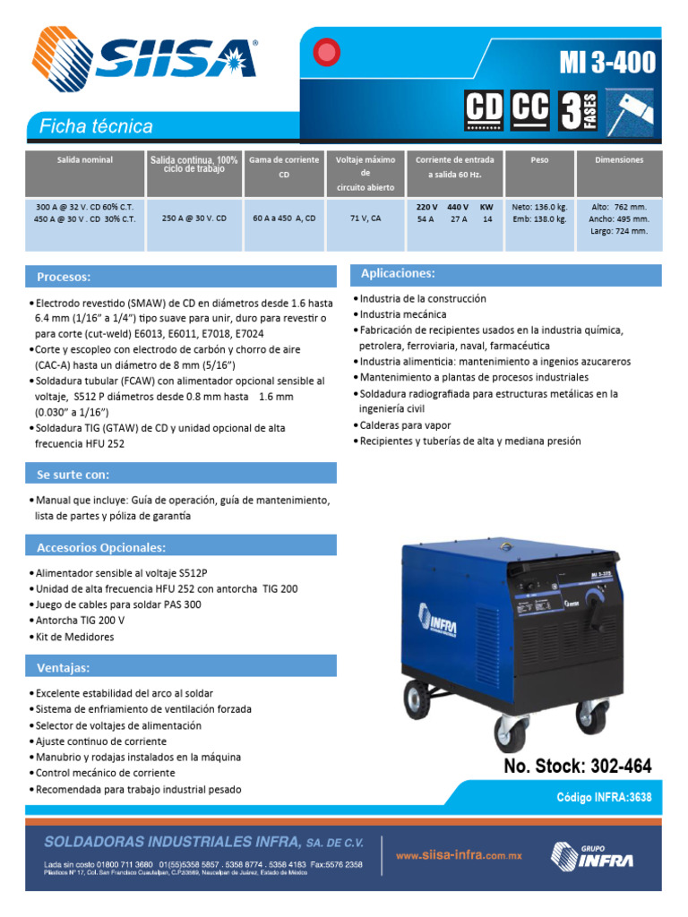 14 Mi 3 400 | PDF | Soldadura | Construcción
