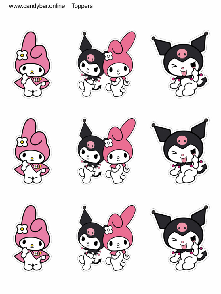 Toppers My Melody y Kuromi 1 PDF | PDF