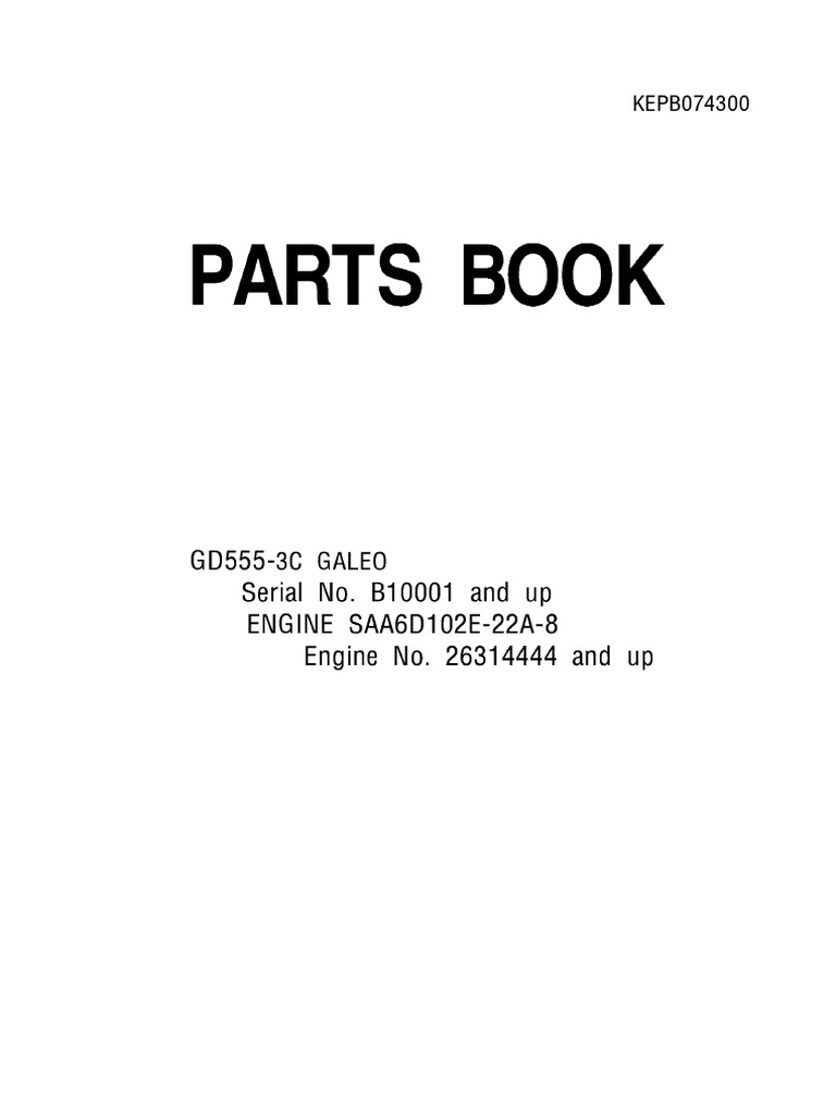 GD555-3C Engine Parts Catalog | PDF | Technology & Engineering