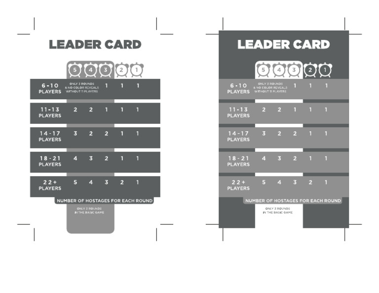 Pnp Leader Cards Front | PDF