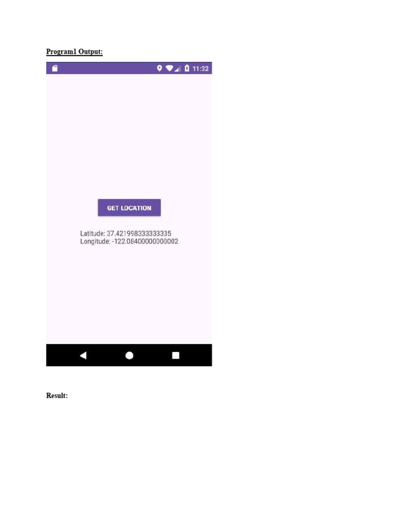 Android Lab Output | PDF