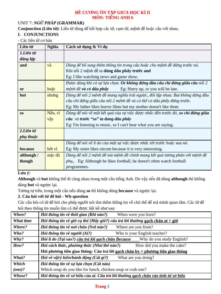 thuvienhoclieu.com-De-cuong-on-tap-giua-HK2-Tieng-Anh-6-global-24-25 | PDF
