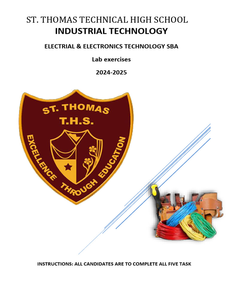 Csec Electrical and Electronics Sba | PDF | Power Supply | Electronics