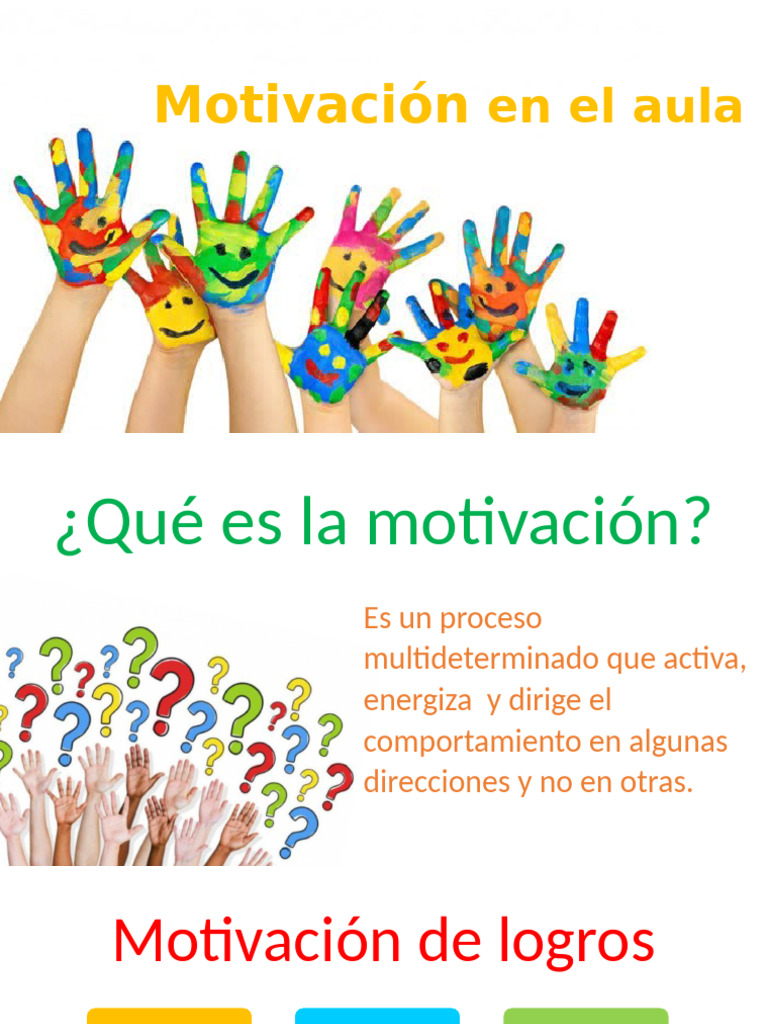 Motivació en El Aula | PDF | Motivacional | Motivación