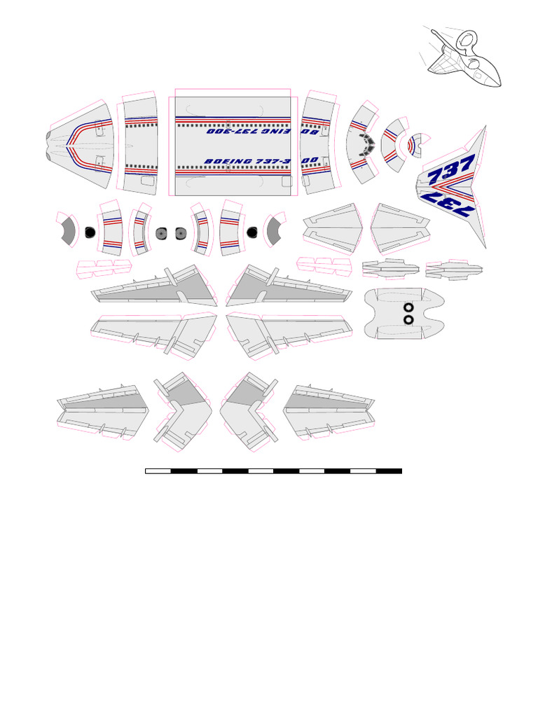 Scissors & Planes: B-737-300 Overview | PDF