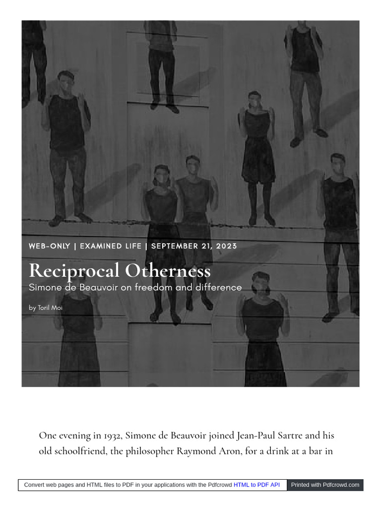 Thepointmag Com Examined Life Reciprocal Otherness | PDF | Simone De ...