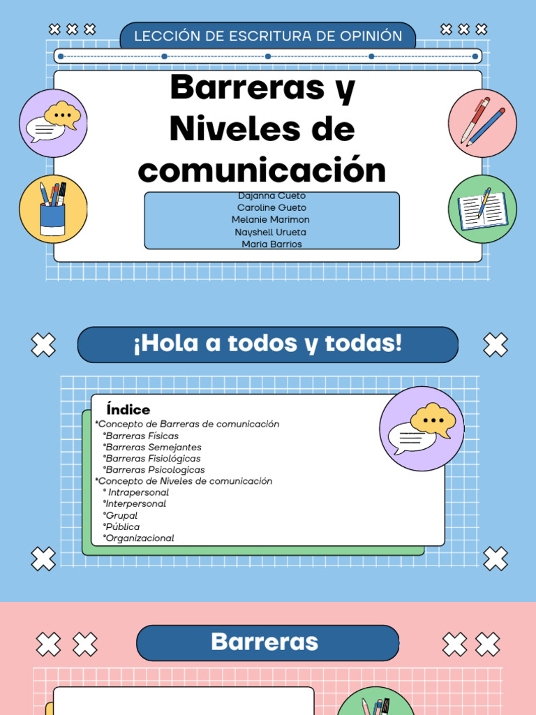 Presentación Educativa Sobre Dominar La Escritura de Opinión Líneas ...