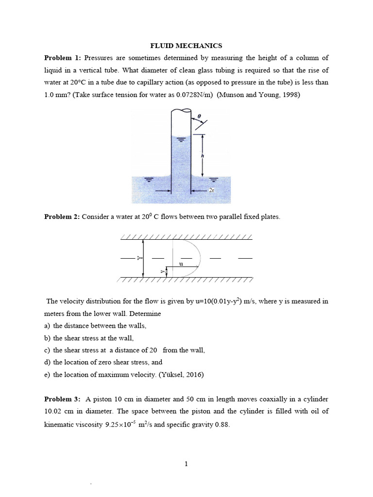 Fluid Mechanics Uygulama | PDF | Fluid Dynamics | Pressure