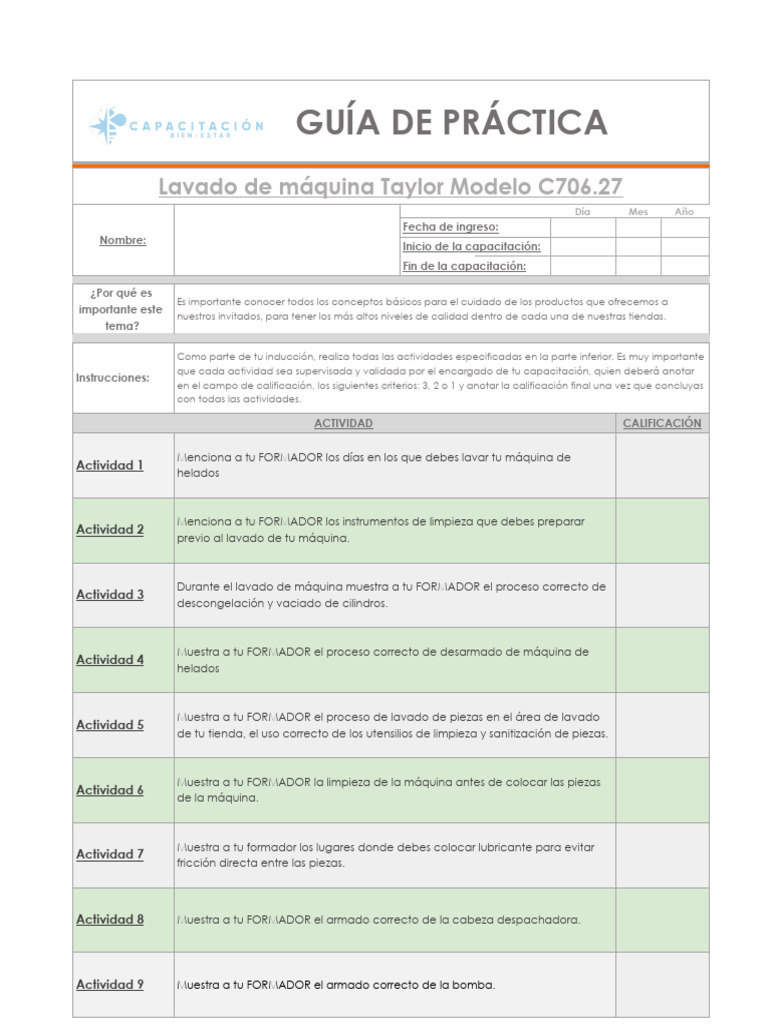 Taylor Modelo C706 Completo | PDF