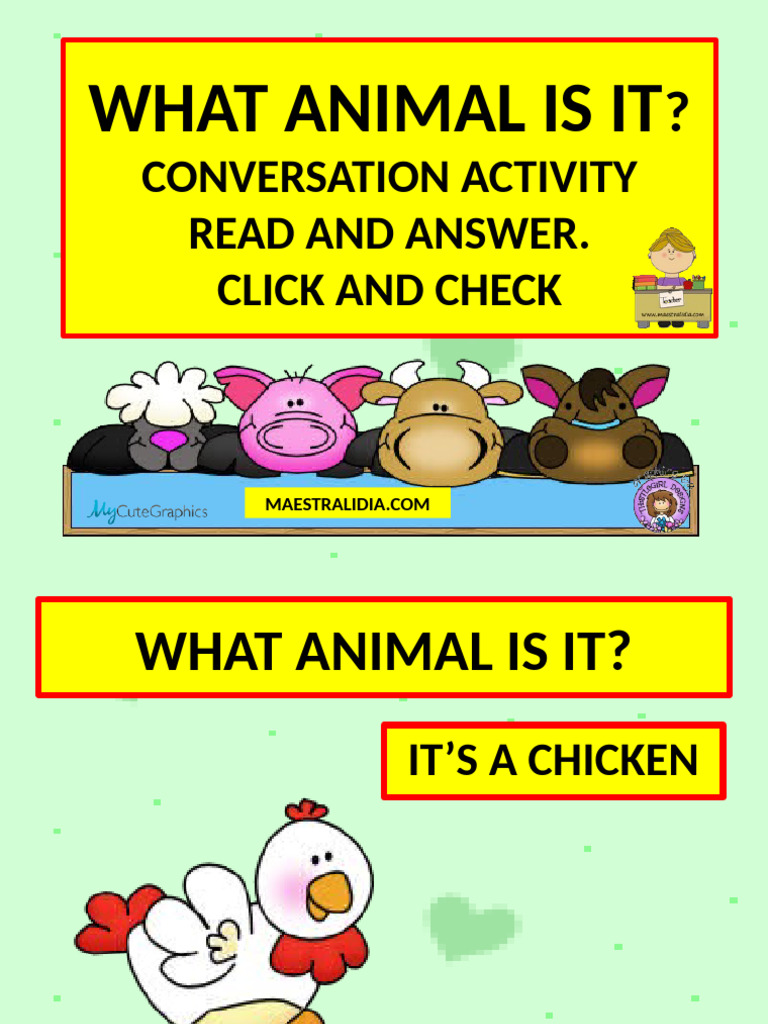 Animal - Conversation | PDF