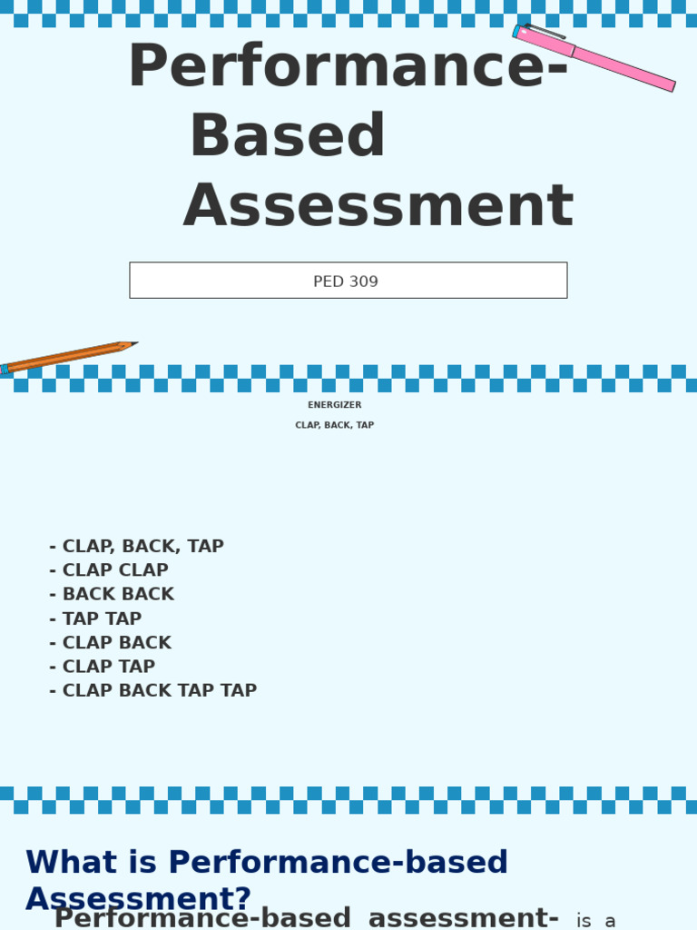 Performance Based Assessment SF | PDF | Educational Assessment | Cognition