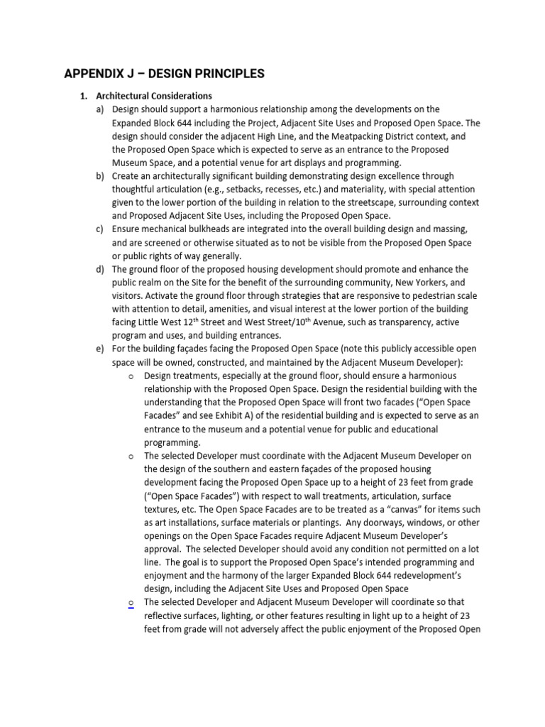 Appendix J - Design Principles | PDF | Natural Environment ...