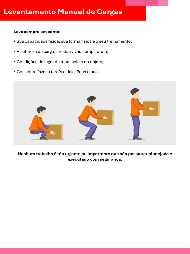 Levantamento Manual de Cargas - 2 | PDF