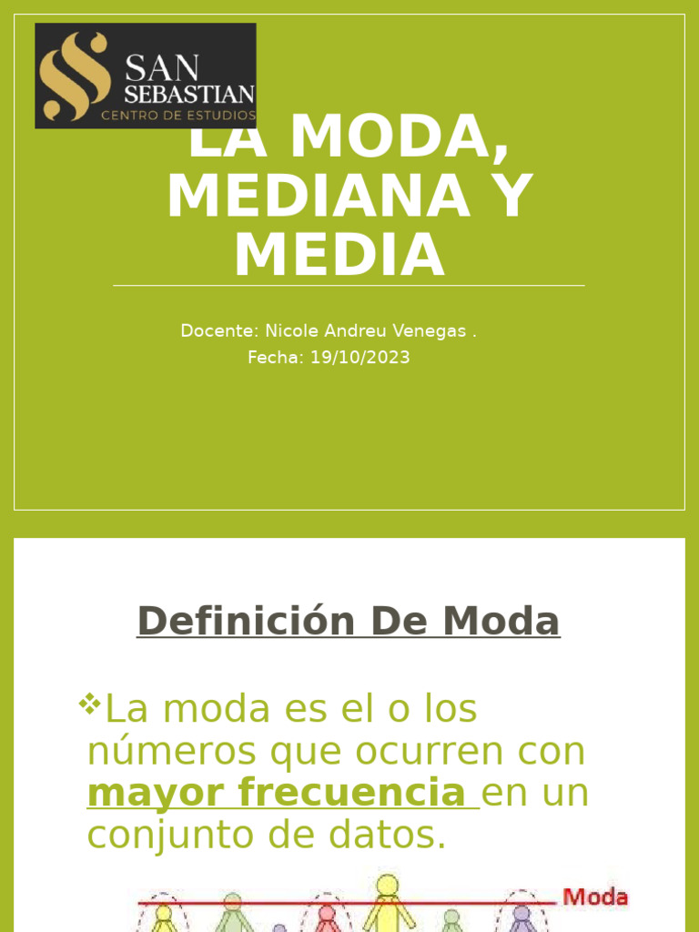 Media, Moda y Mediana | PDF