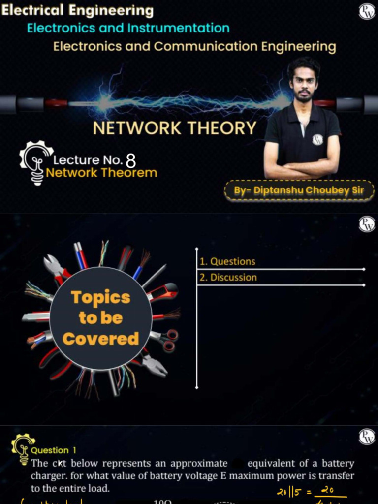 Network Theorems 08 - Class Nes | PDF