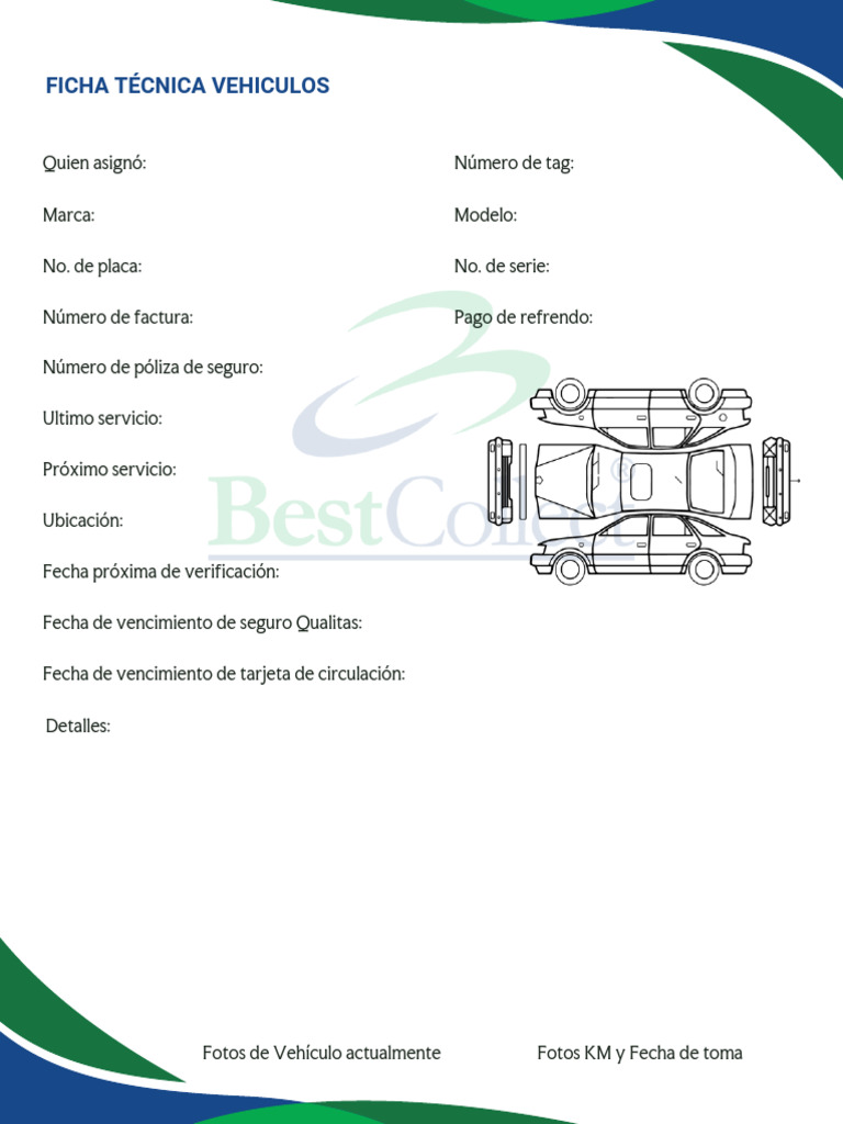 Ficha técnica vehículos Best Collect MATIZ CMX | PDF