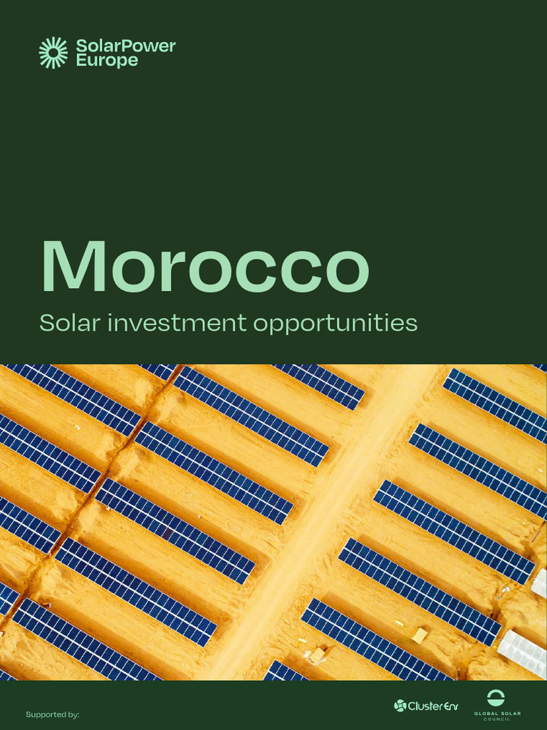 3124 SPE Morocco Solar Investment Report 08 HR 63e55db63a | PDF | Cost ...