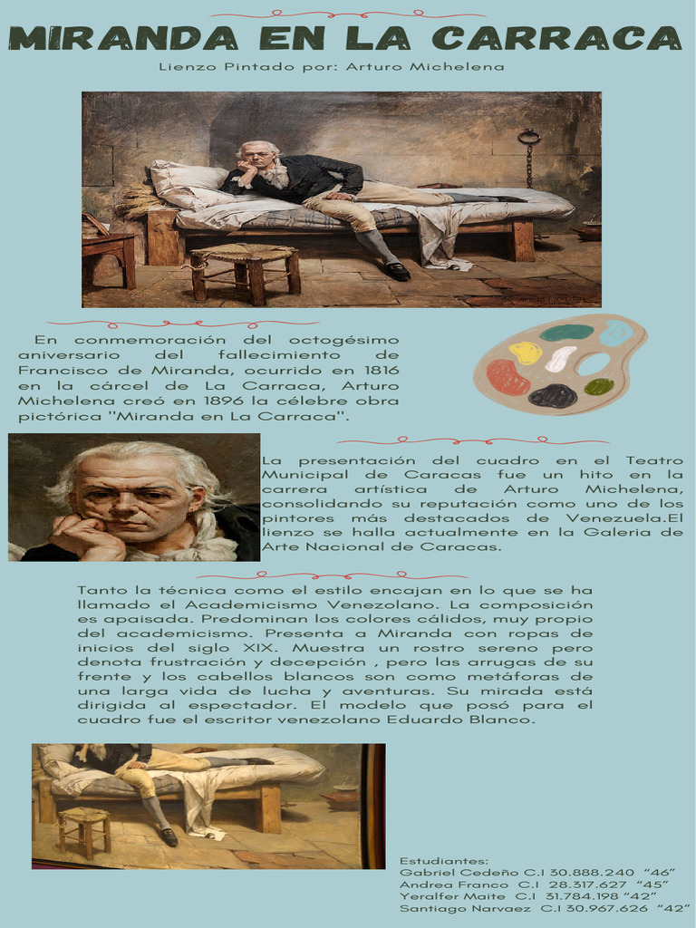Miranda en La Carraca: Legado Artístico | PDF | Pinturas | Venezuela