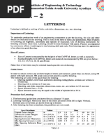 Engineering Lettering Practice Plates | PDF