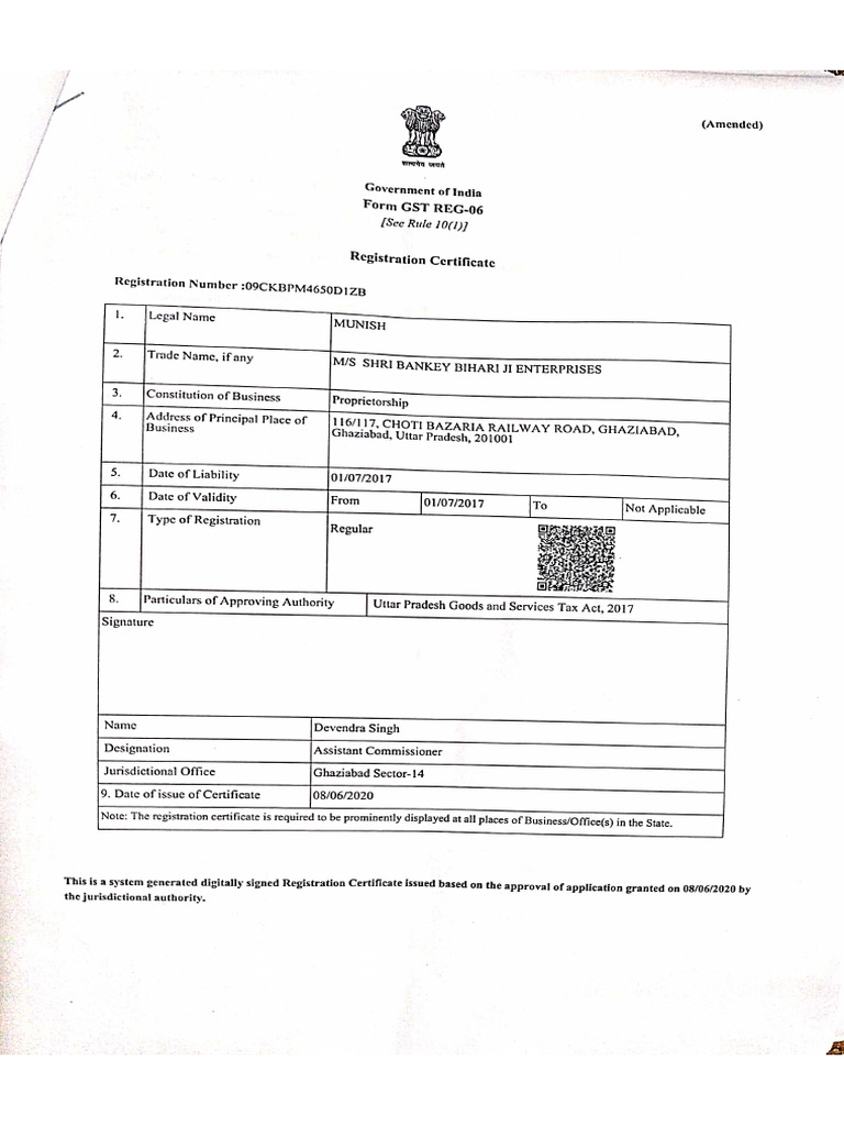 Munish GST Itr | PDF