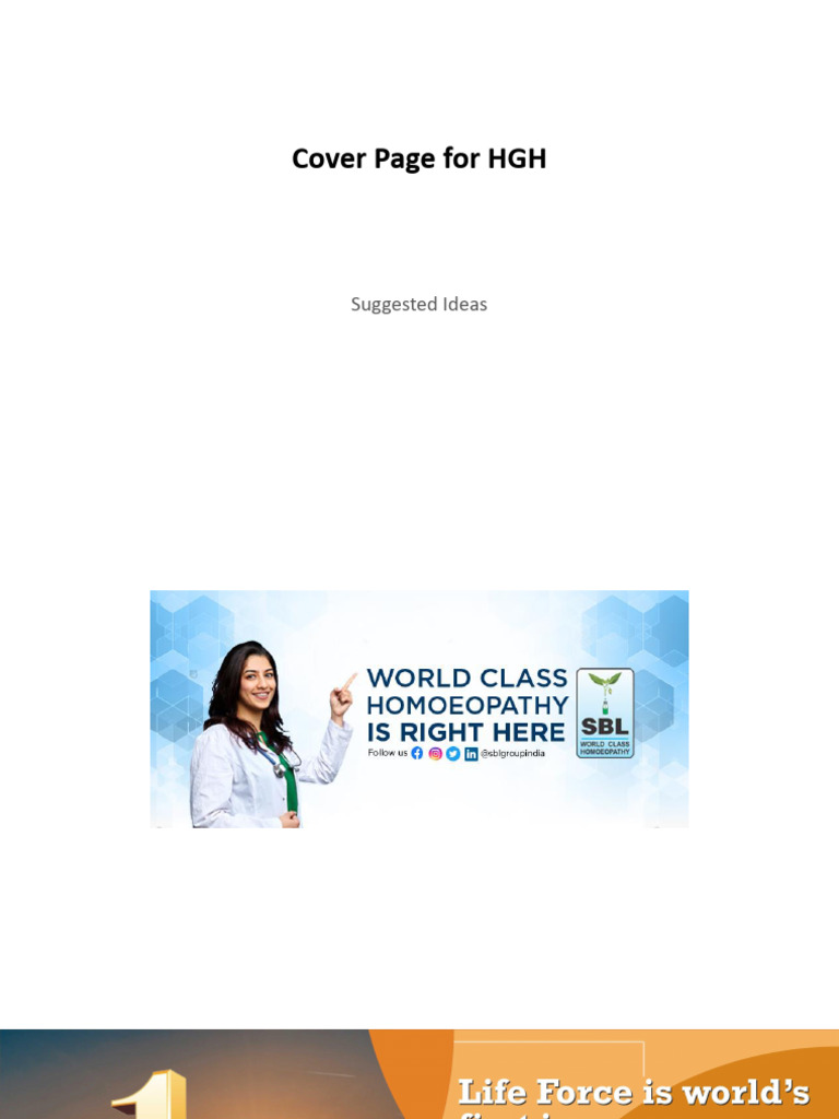 Cover Page for HGH Concepts | PDF