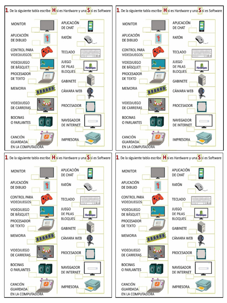 Actividad Informatica Harware | PDF