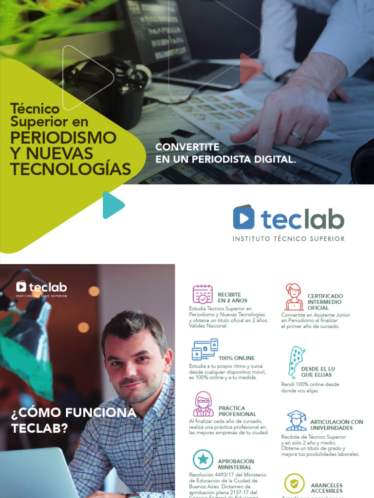 Tec. Sup. en Periodismo y Nuevas Tecnologías | PDF