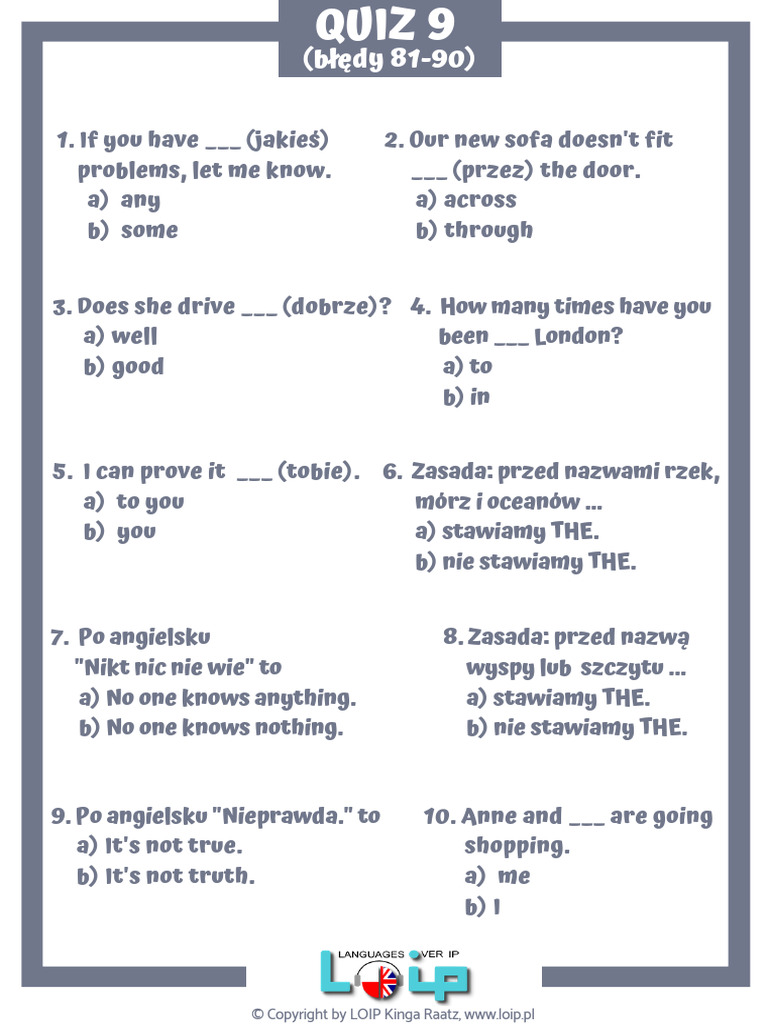 quiz_common_mistakes_9 | PDF