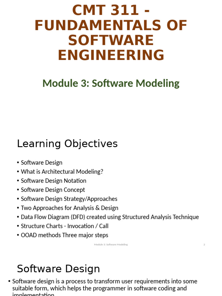 Software Modeling Fundamentals Guide | PDF | Method (Computer ...