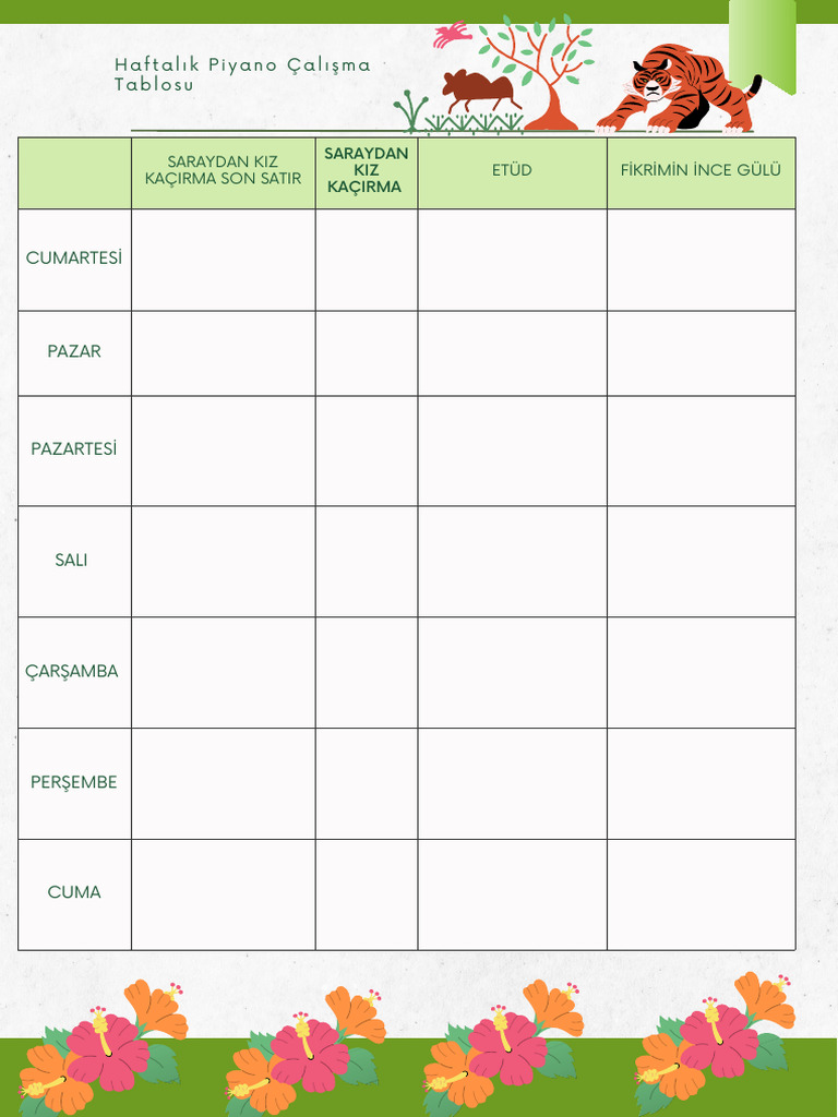 Yeşil Modern Diyet Sağlıklı Beslenme Haftalık Beslenme Planı A4 Belge-12 | PDF