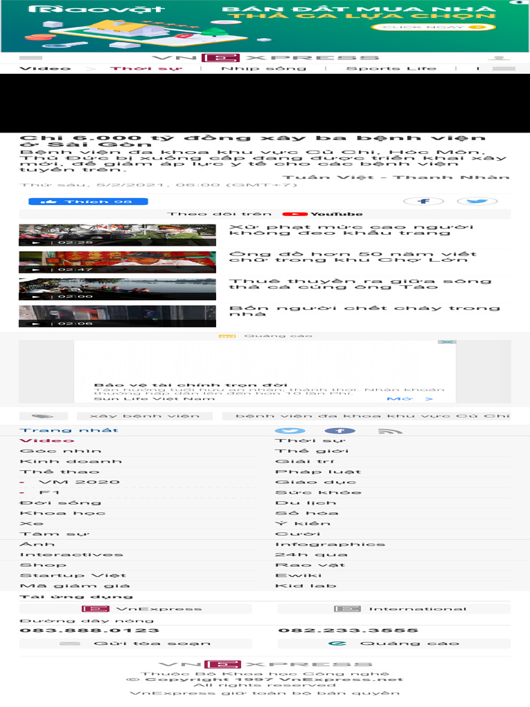 Chi 6.000 tỷ đồng xây ba bệnh viện ở Sài Gòn | PDF