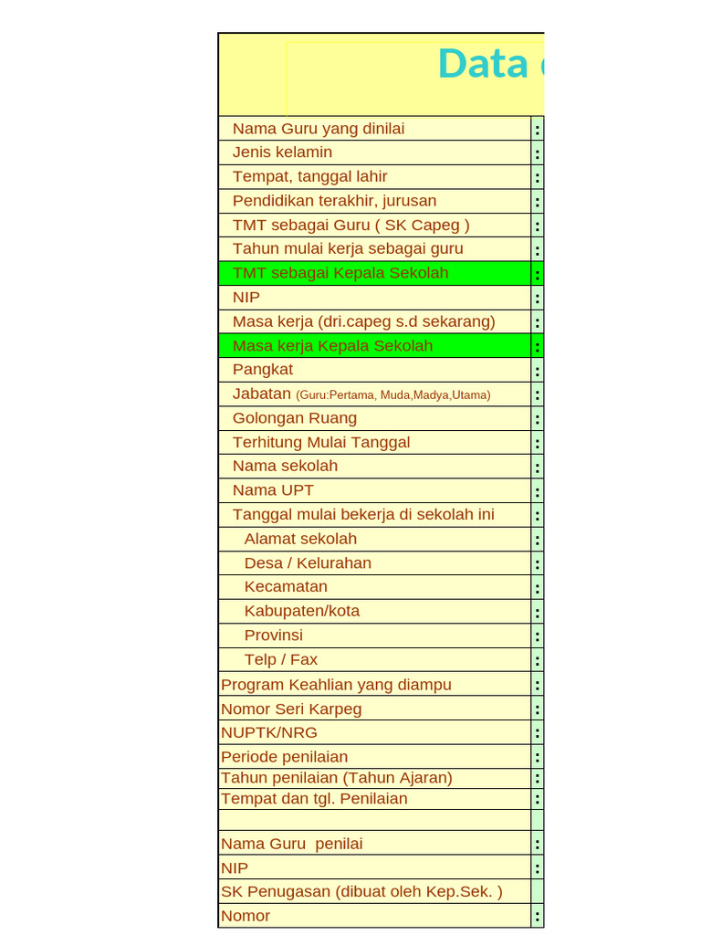 Instrumen PK Guru P' Udin 2024 A4 | PDF