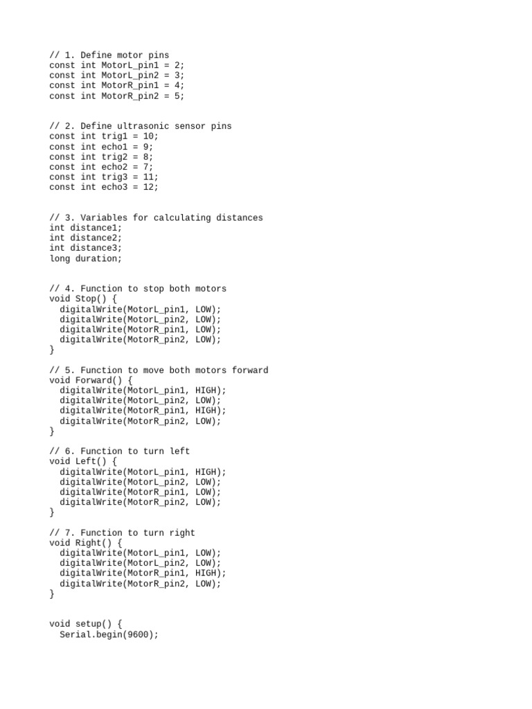 Arduino Code Fromm Tinker Card | PDF | Computer Programming | Software ...