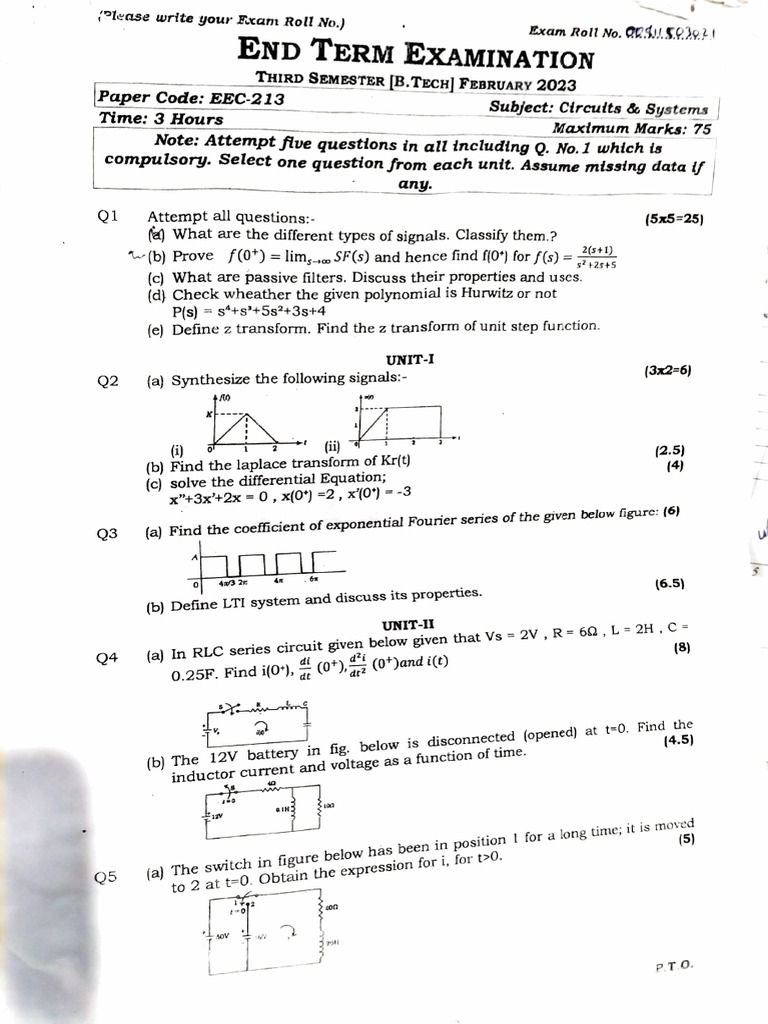 Endterm CNS | PDF | Electrical Engineering | Applied Mathematics