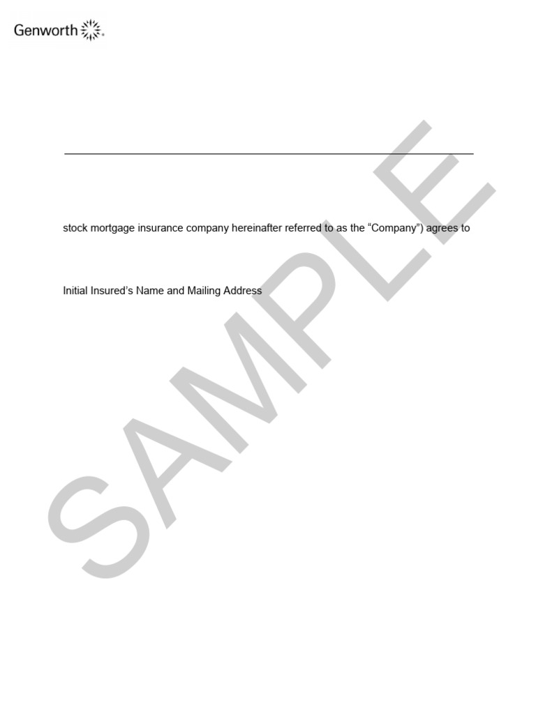 Master Policy | PDF | Loans | Insurance