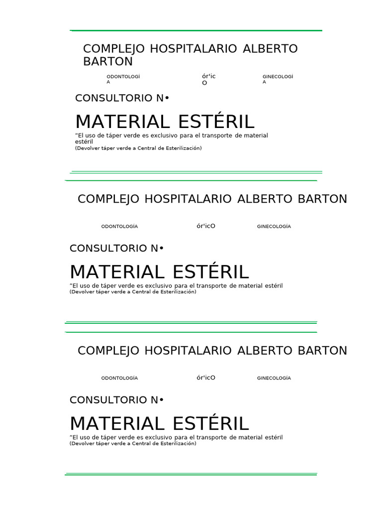 Formato de Letrero de Cap | PDF