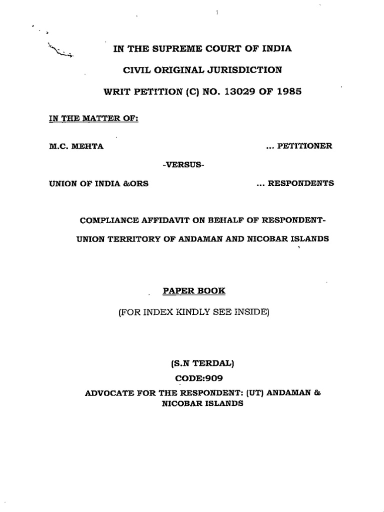 MC Mehta | PDF