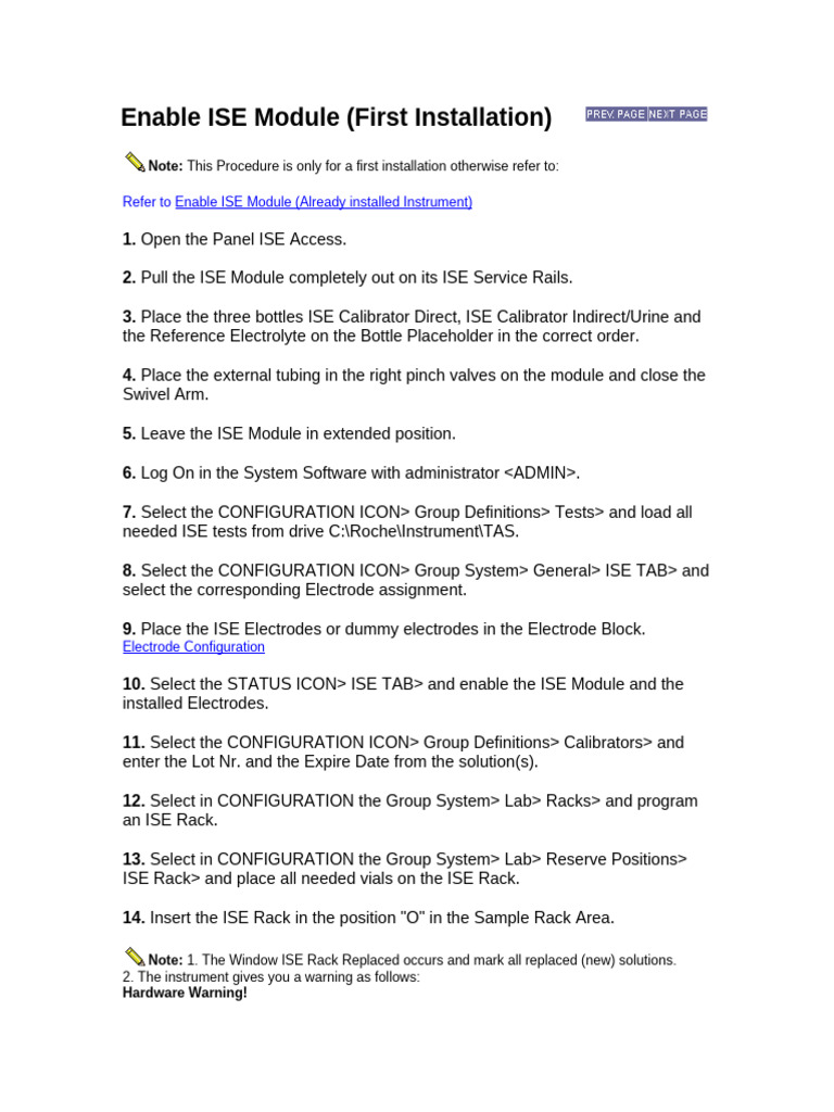 Enable ISE Module Integra 400+ First Instalation | PDF | Computing