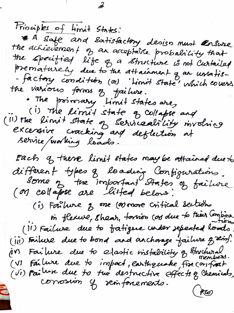 Principles of Limit State | PDF