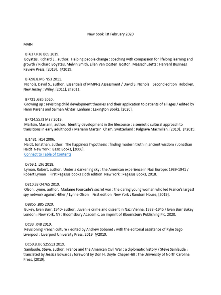 Library New Book List February 2020 | PDF | Institute Of Electrical And ...