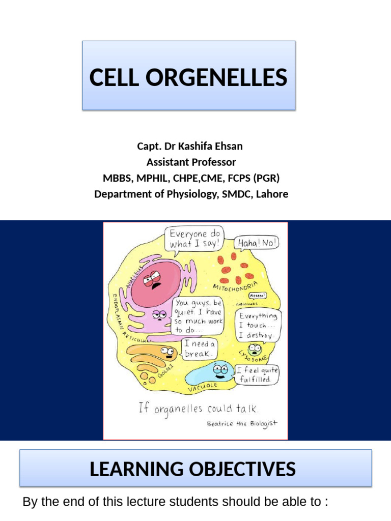 DR Kashifa Cell Organelle 2 - MBBS - GA Lyso Per (003 ...