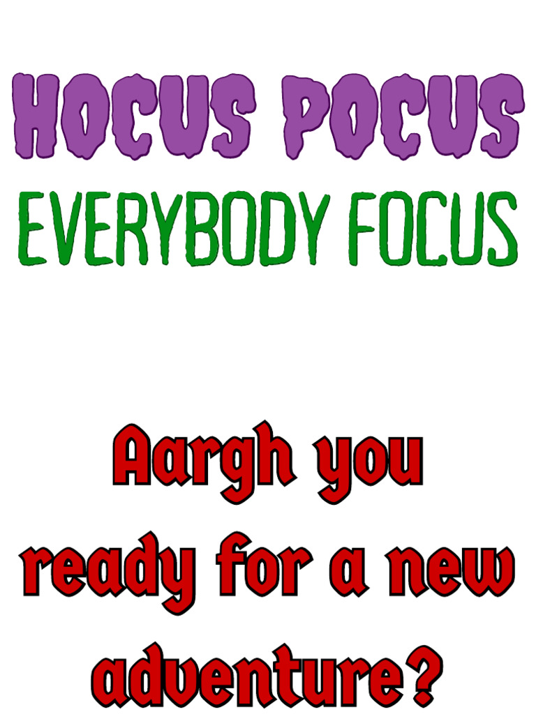 Hocus Pocus (1) | PDF