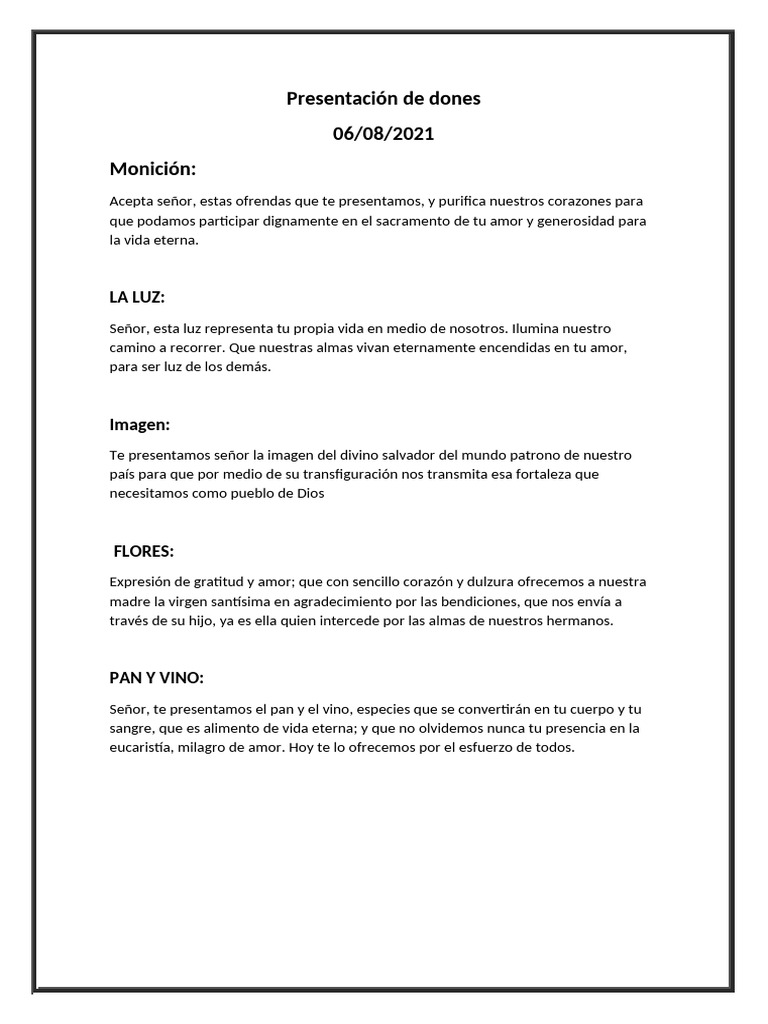 Presentación de Dones | PDF