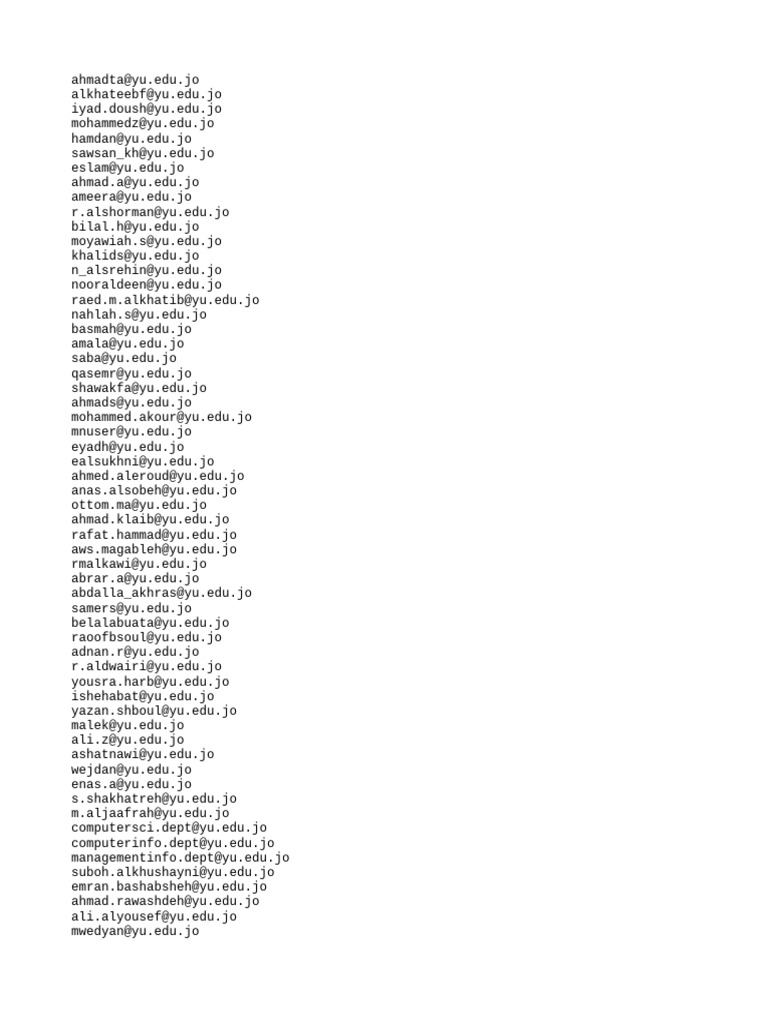 Extracted Emails (2) | PDF