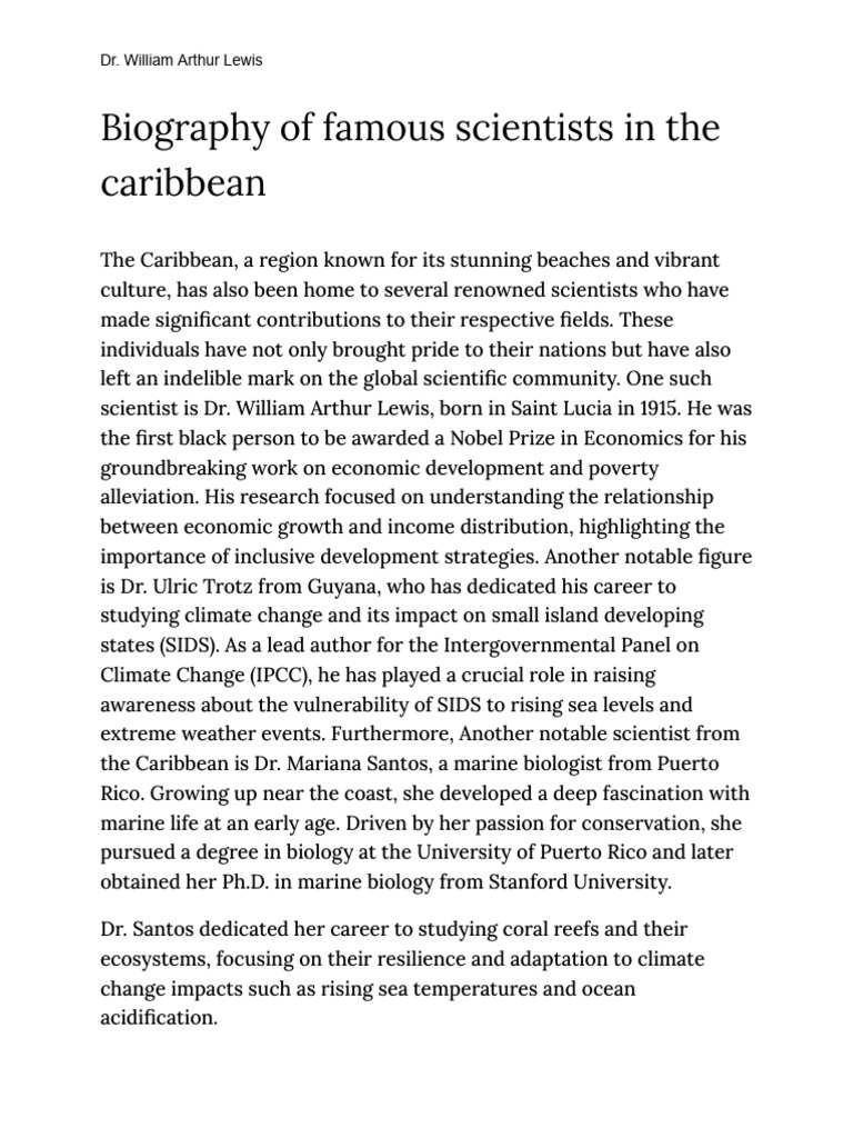 Biography of Famous Scientists | PDF