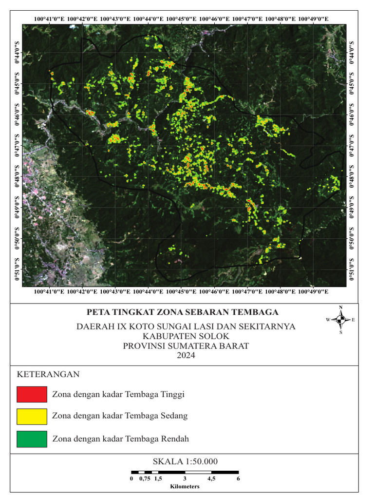 PETA Zona Sebaran Tembaga IDW | PDF