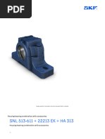 SNL 511-609 - Bearing Housings - SKF | PDF | License | Bearing (Mechanical)
