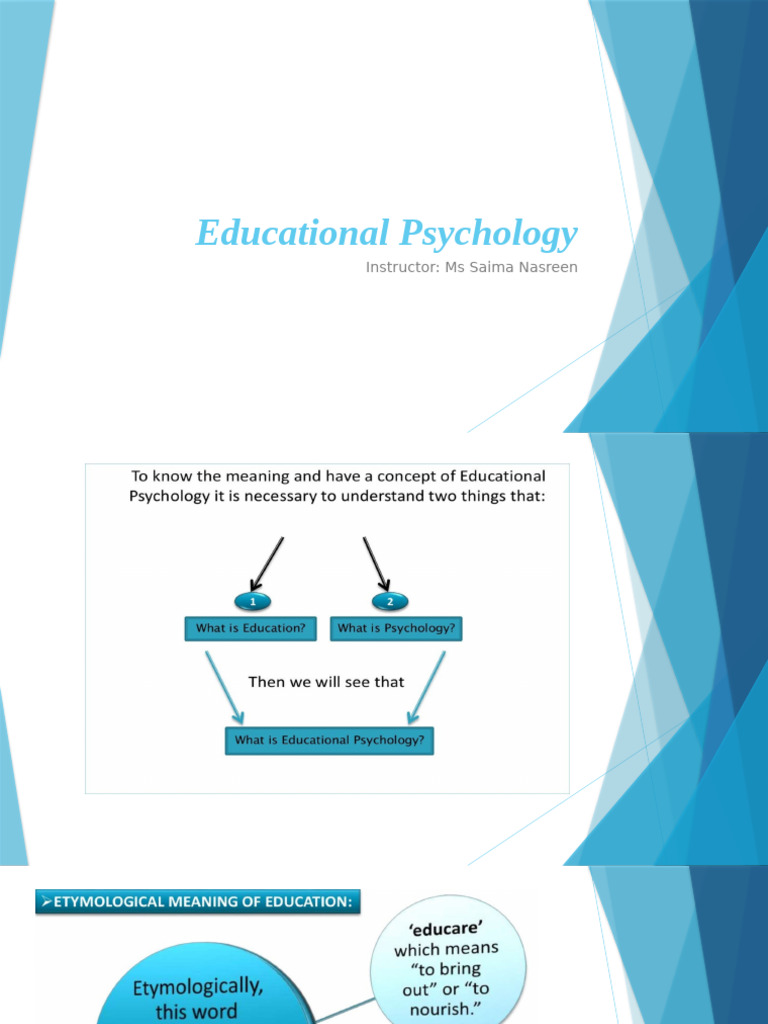 Introduction To Psychology and Education | PDF | Psychology | Thought