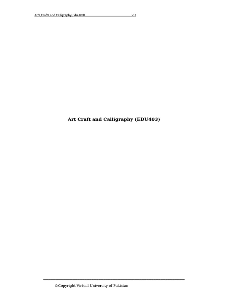 Handout For Topics 66-80 | PDF | The Arts